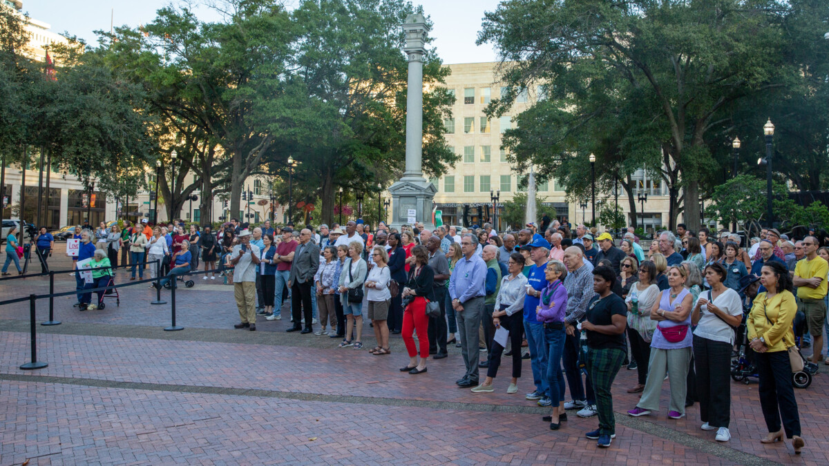 PHOTO ESSAY | Unity vigil to denounce anti-Semitism in Jacksonville ...