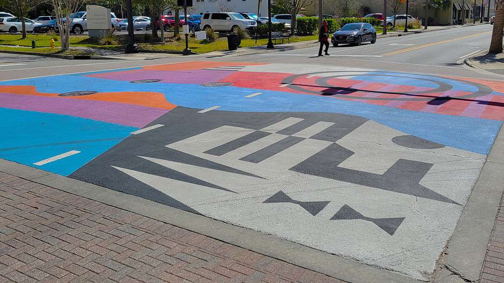 Street mural beams from San Marco intersection | Jacksonville Today