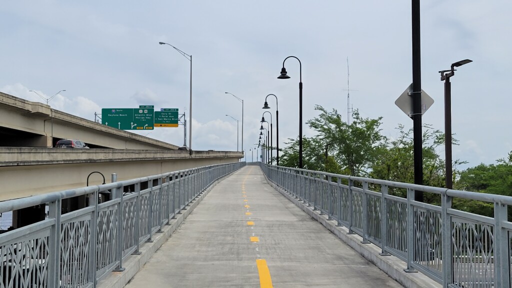 New walkway on Fuller Warren Bridge is finally ready to open ...