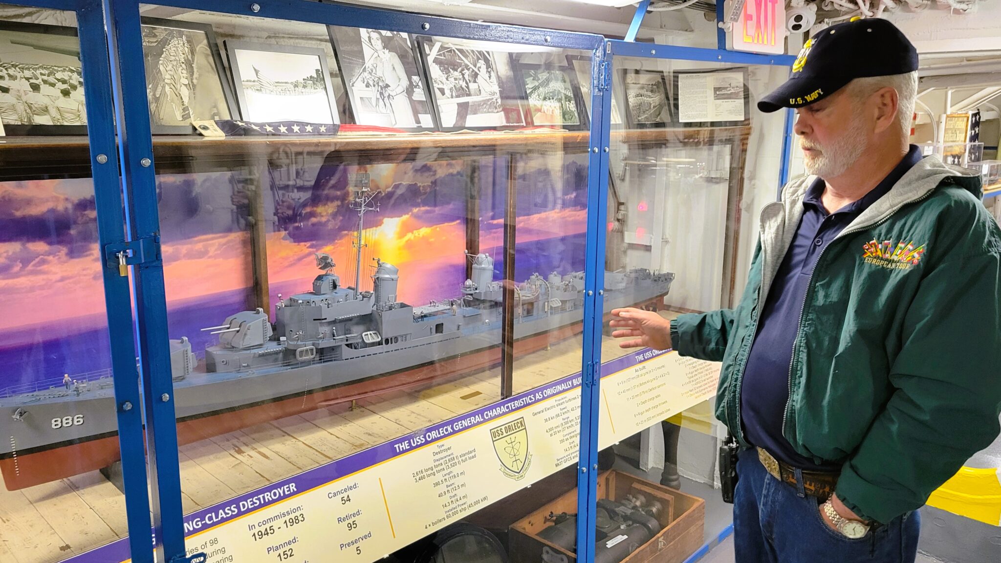 USS Orleck’s new interactive displays re-create life at sea ...